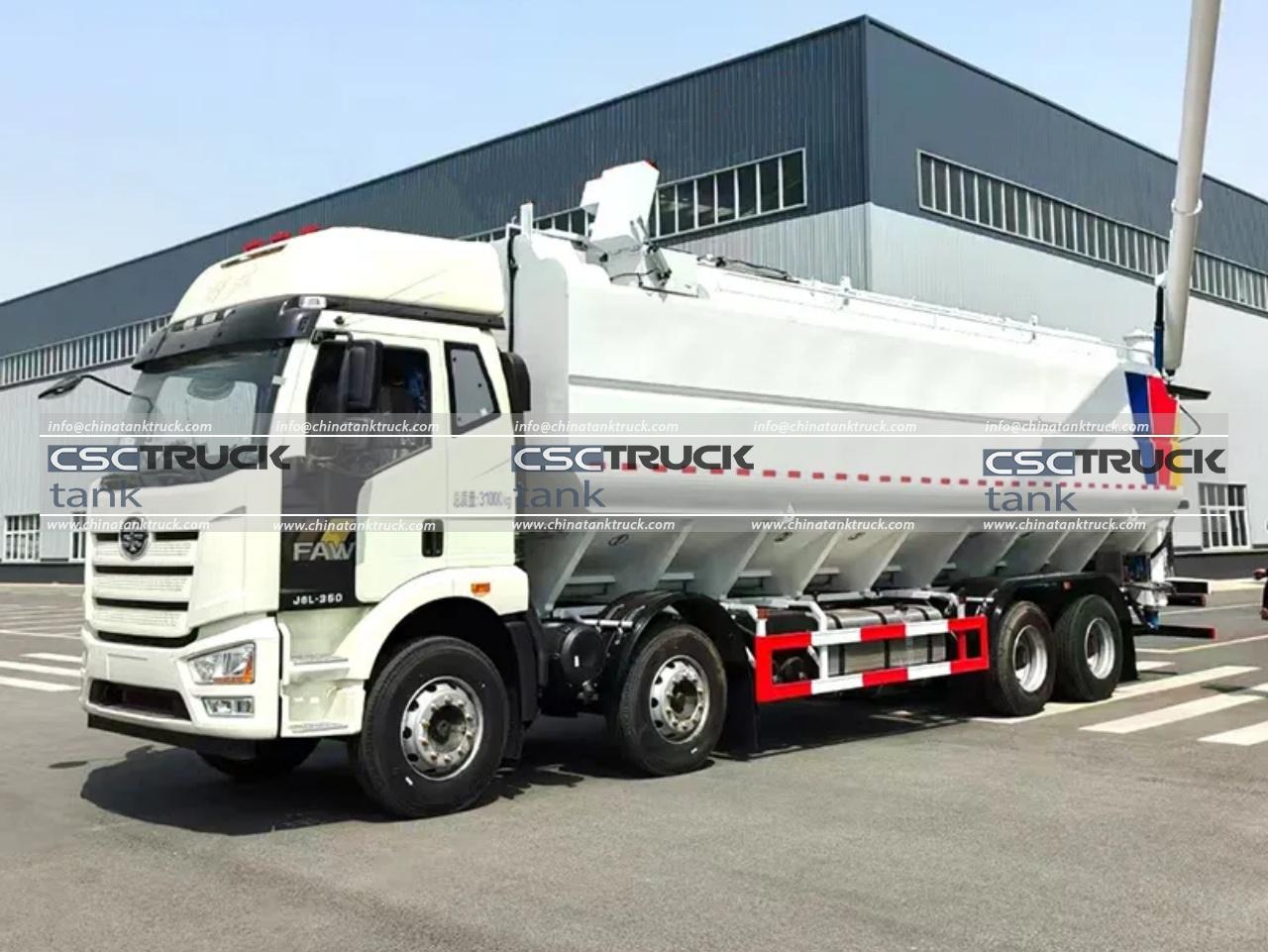 12 Wheelers 40 CBM Dry Bulk Tanker Truck - China Tank Truck