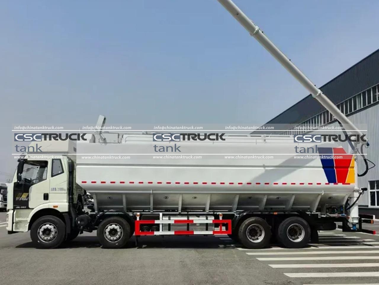 12 Wheelers 40 CBM Dry Bulk Tanker Truck - China Tank Truck
