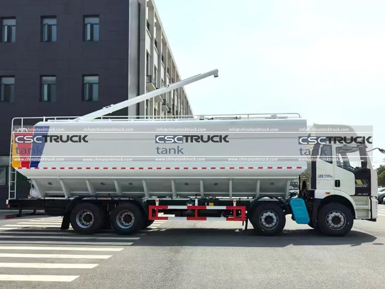 12 Wheelers 40 CBM Dry Bulk Tanker Truck - China Tank Truck