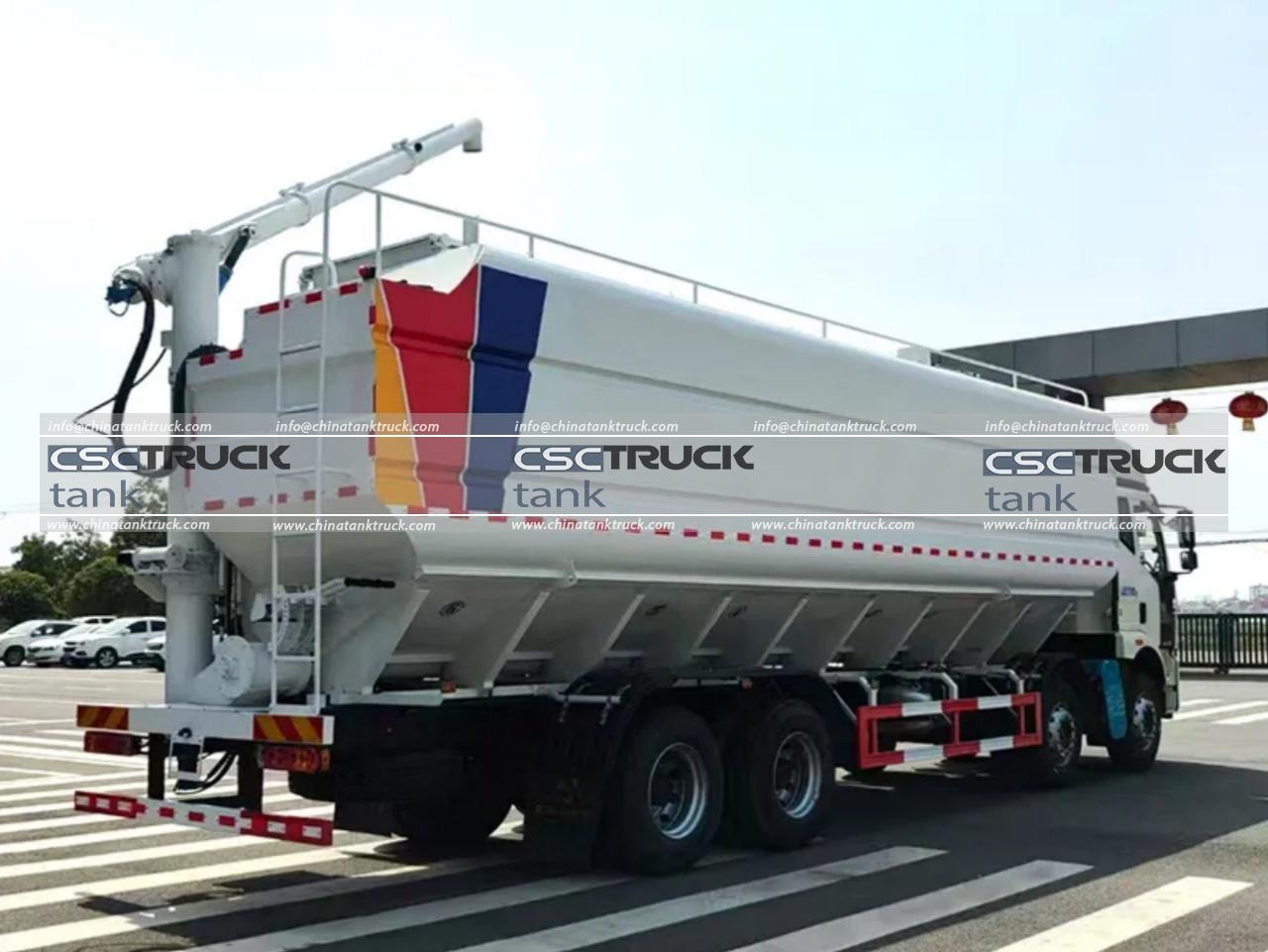 12 Wheelers 40 CBM Dry Bulk Tanker Truck - China Tank Truck
