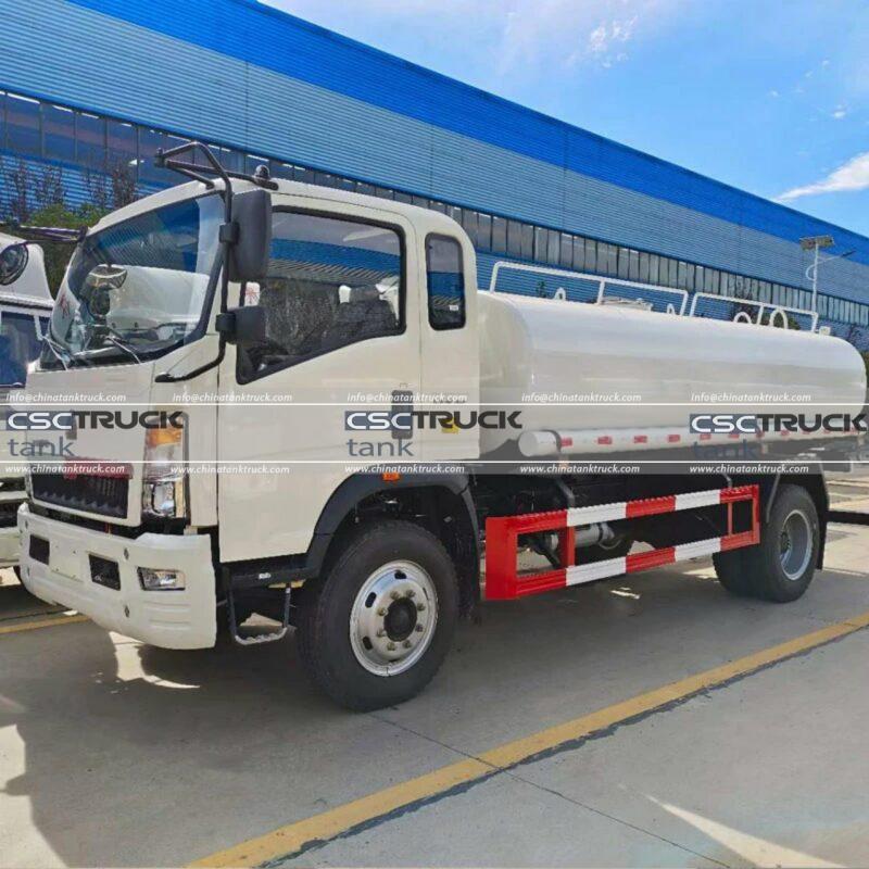 6 Wheelers 9000 Liters Water Tank Truck - China Tank Truck
