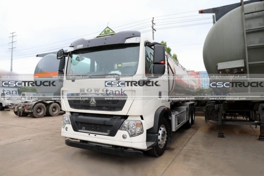 Sinotruk HOWO T5G Rear Double Axle 24000 Liter Fuel Tanker Truck – Safe ...